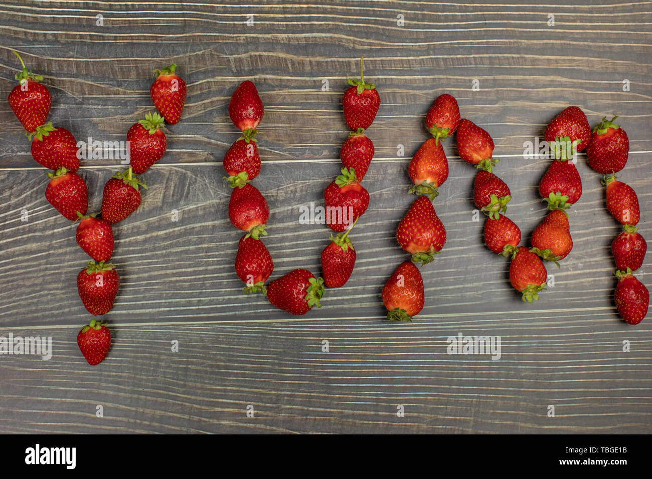 Fruit word logo hi-res stock photography and images - Alamy