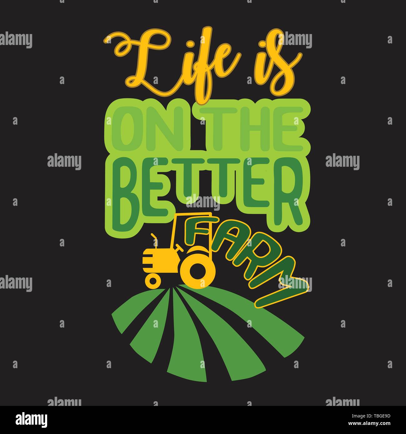 Farm Quote and Saying good for print design Stock Vector Image & Art ...