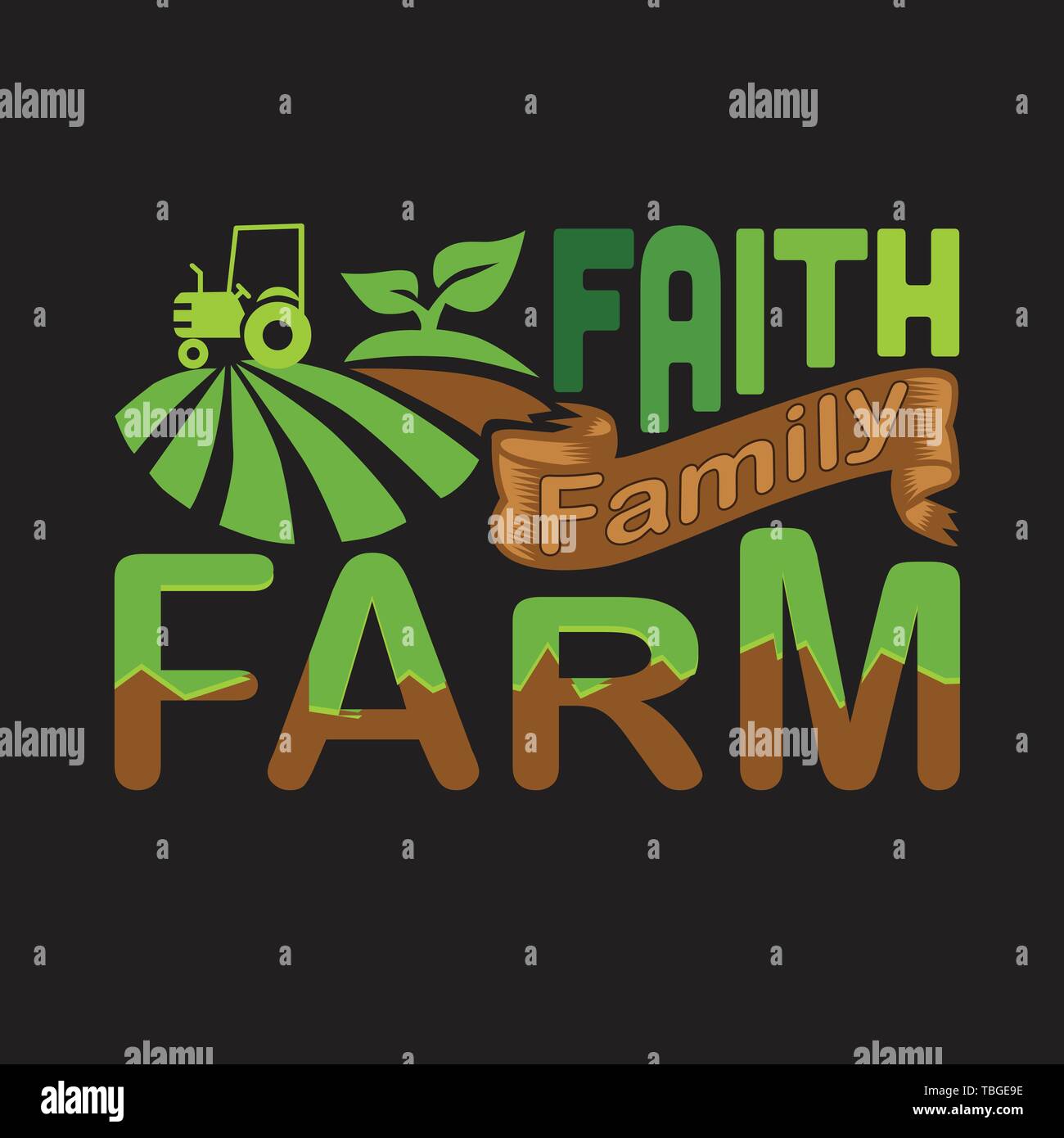 Farm Quote and Saying good for print design Stock Vector Image & Art ...