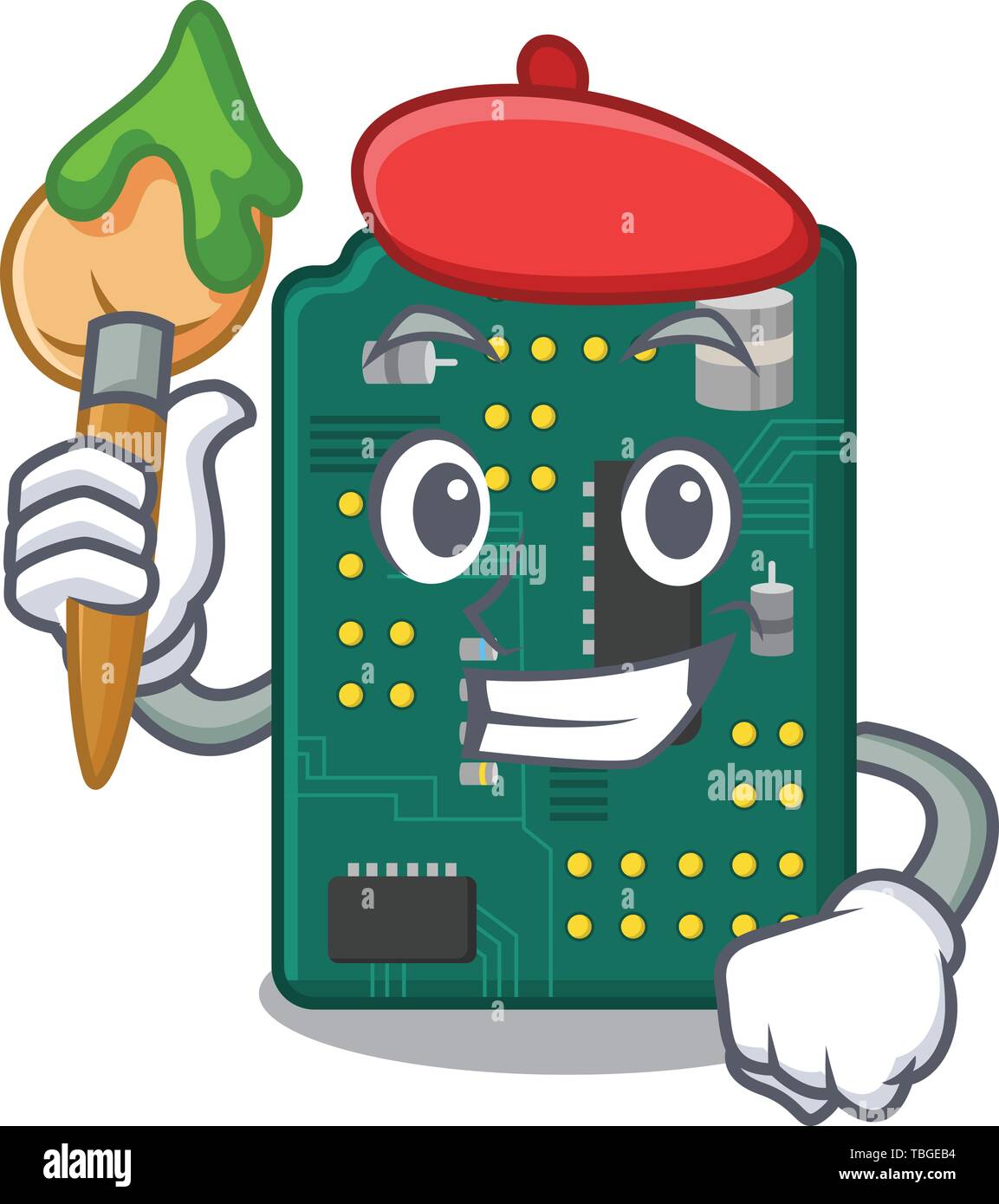 Assembling circuit board Stock Vector Images - Alamy