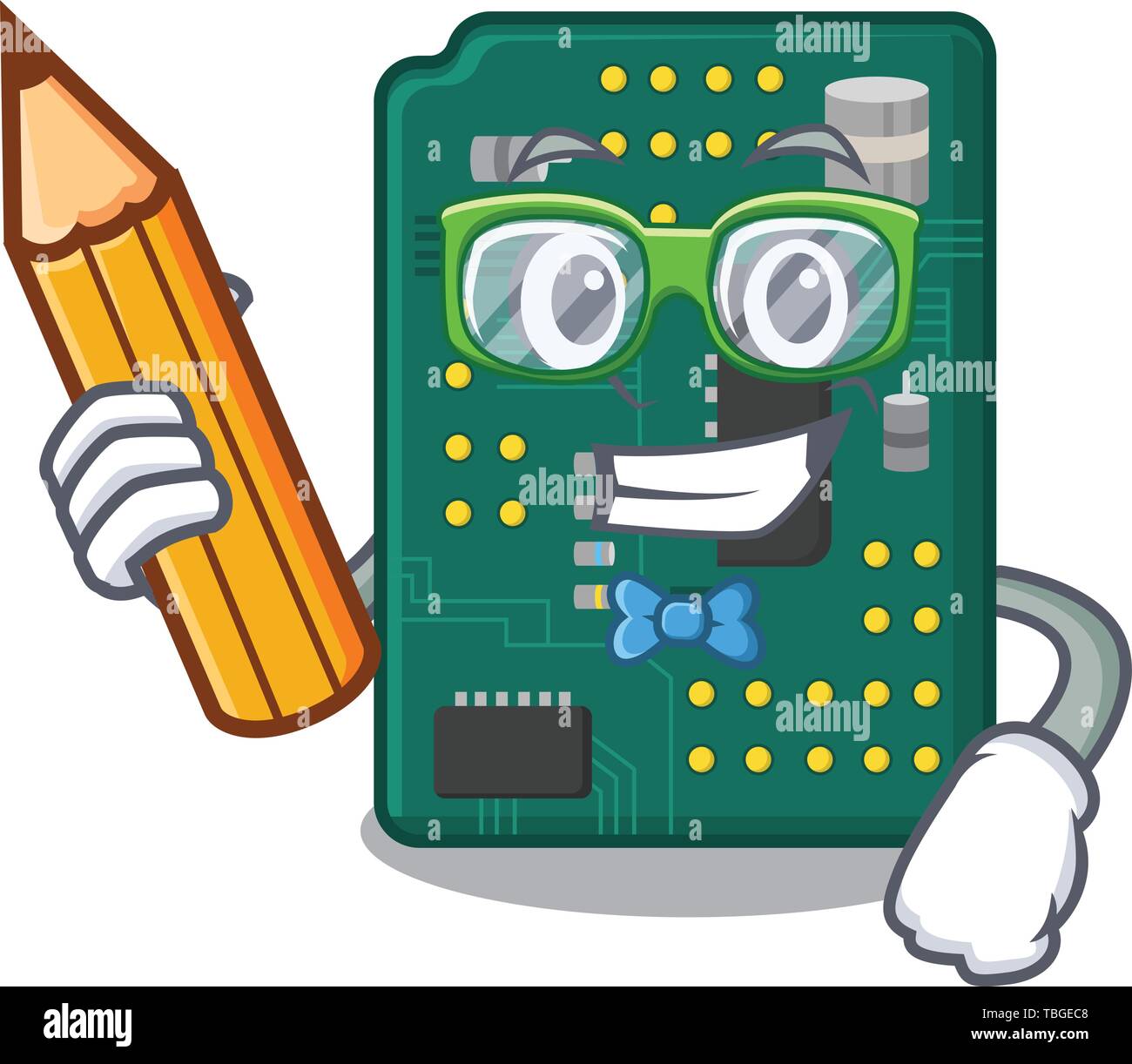 Student circuit board pcb in cartoon shape Stock Vector Image & Art - Alamy