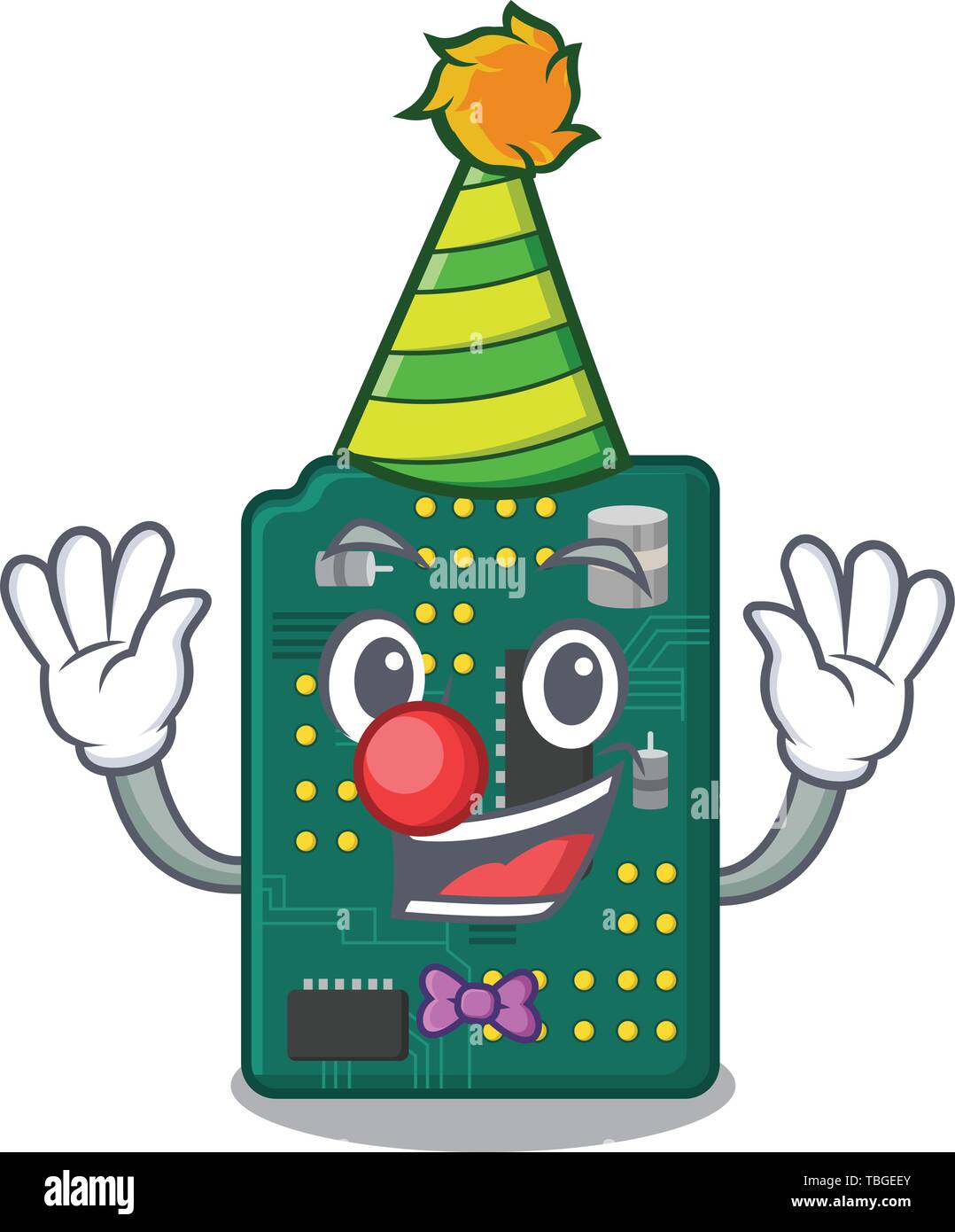 Clown PCB circuit board in the cartoon Stock Vector Image & Art - Alamy