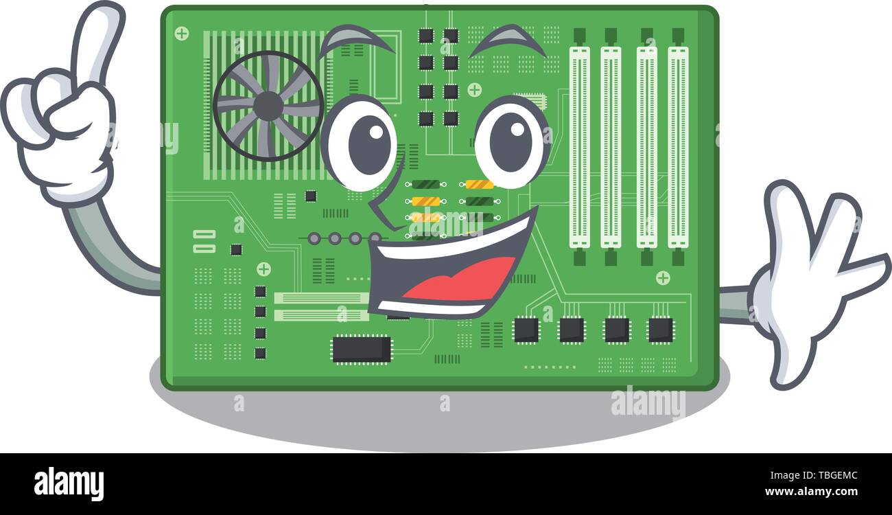 Finger toy motherboard the in a mascot bag Stock Vector Image & Art - Alamy