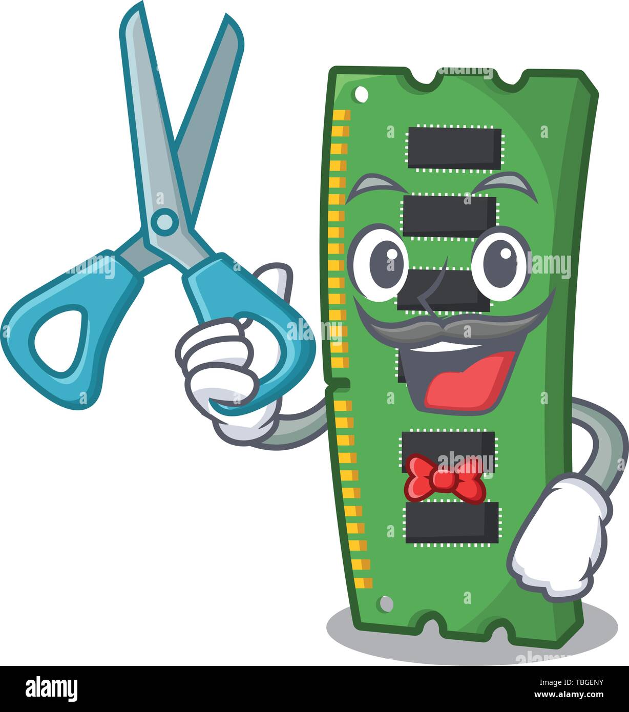 Random access memory semiconductor chip Stock Vector Images - Alamy