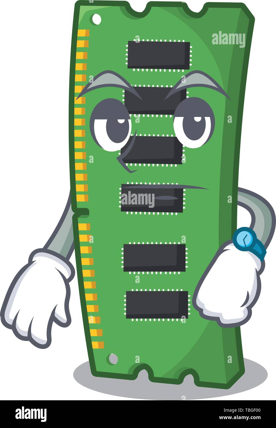 Computer Ram Cartoon