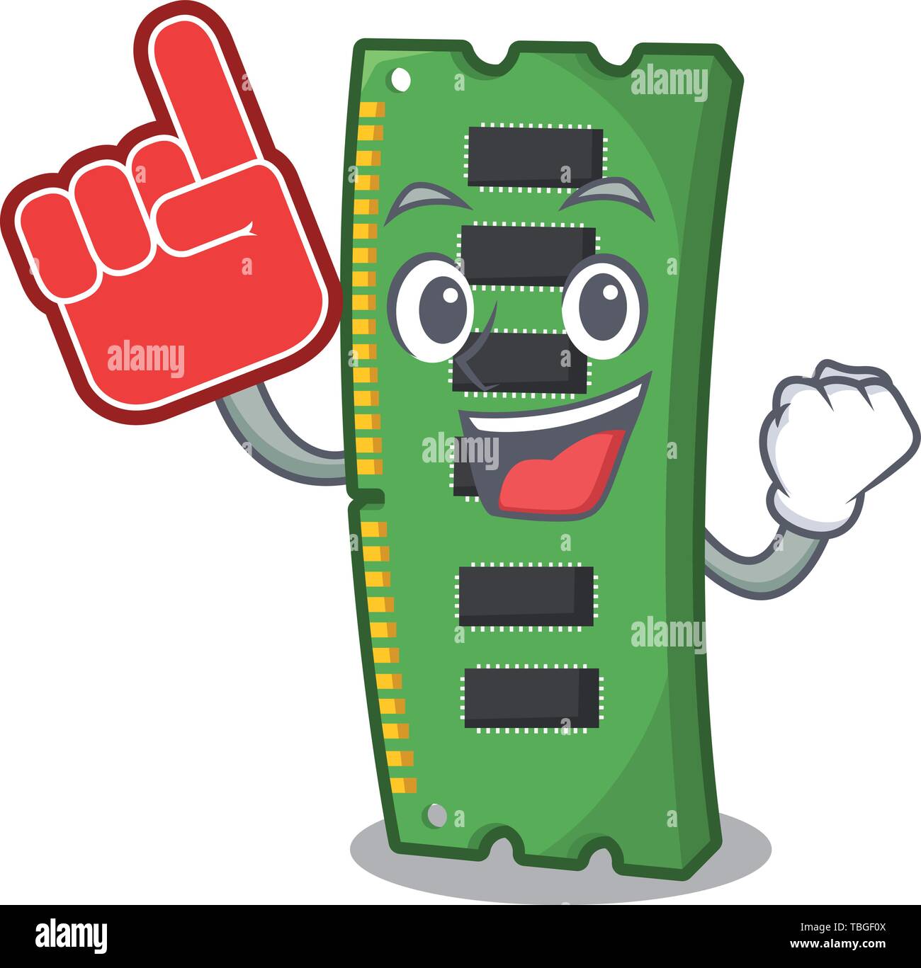 Hand holding circuit board Stock Vector Images - Alamy