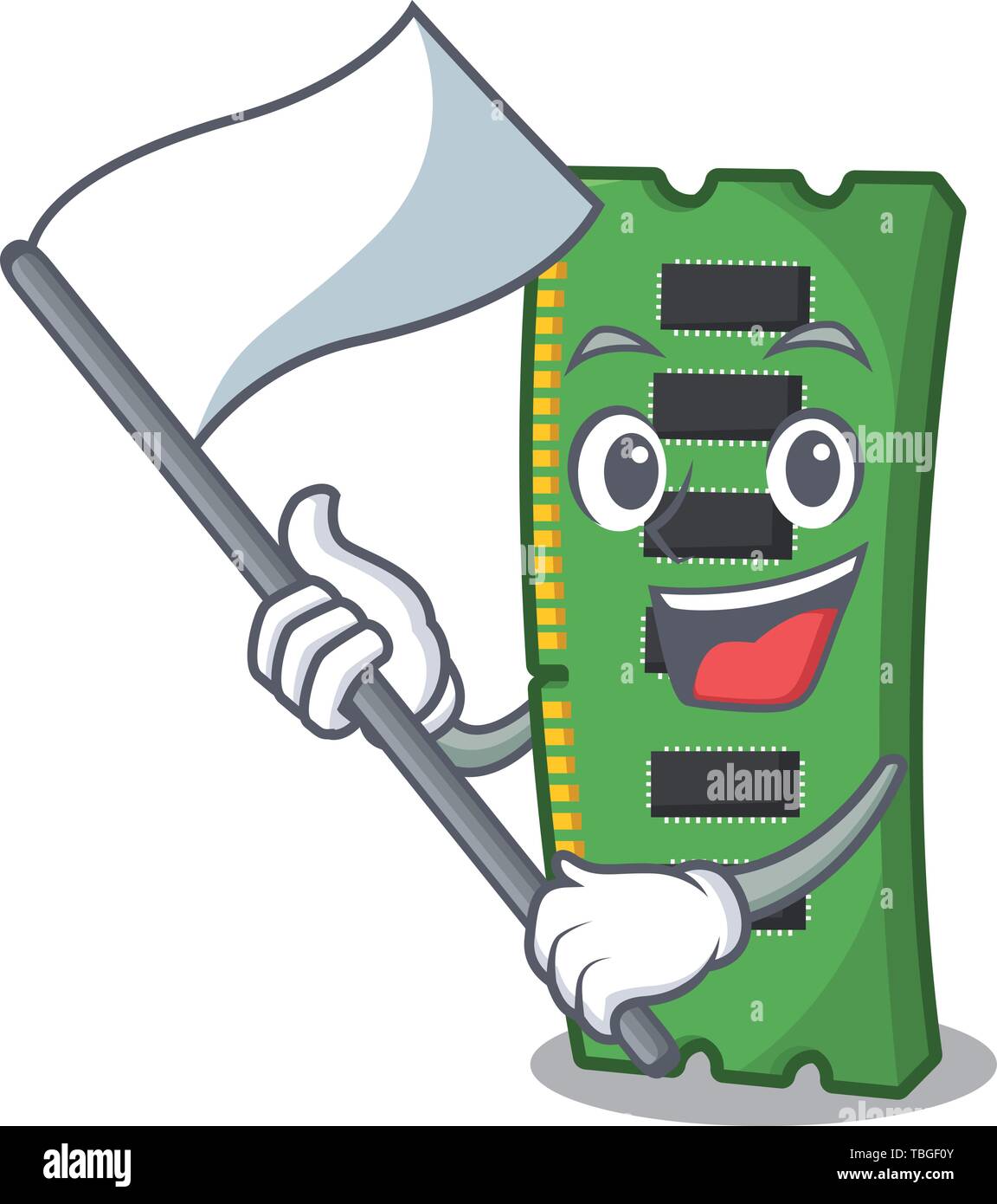 Computer Ram Cartoon