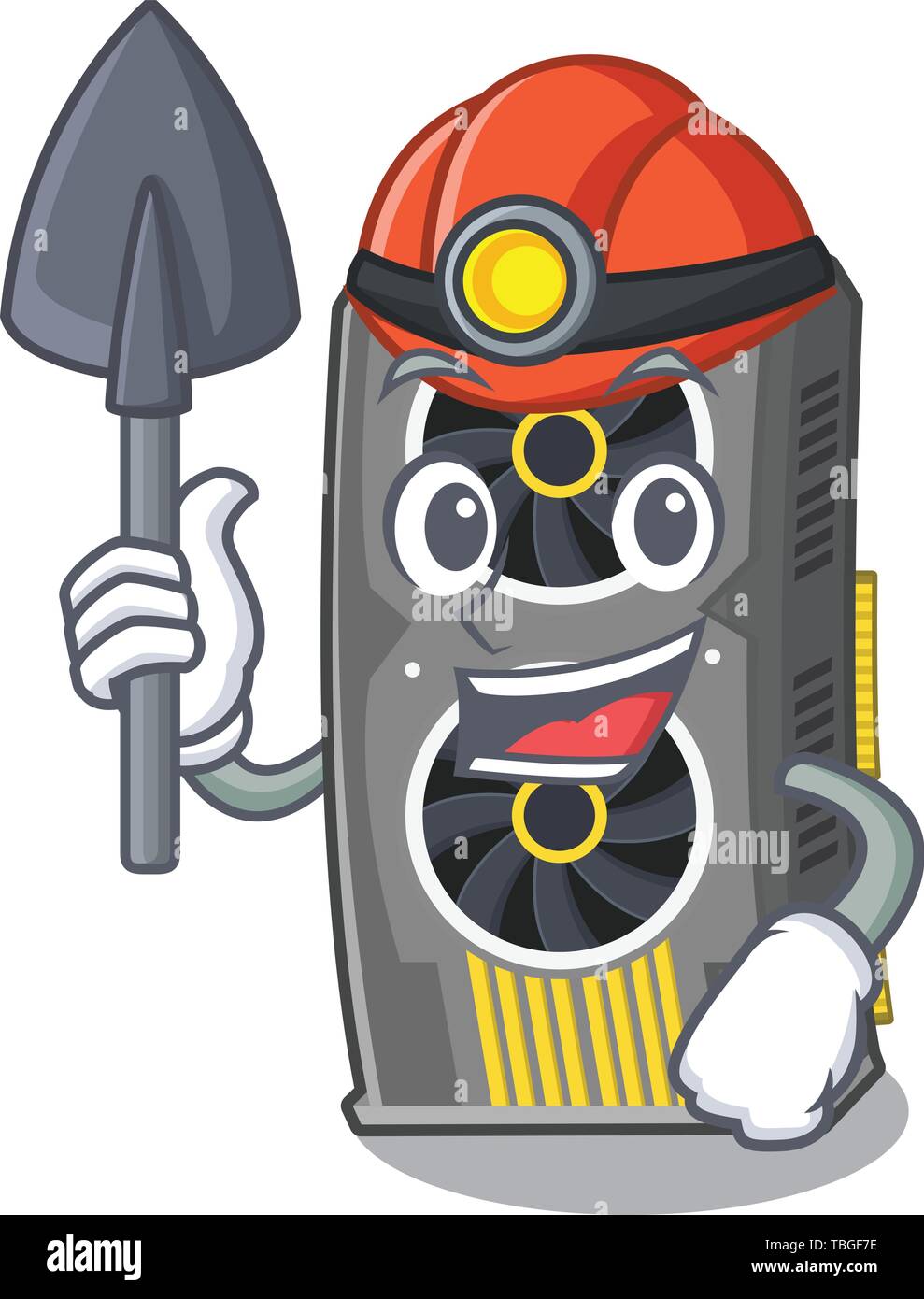 Miner video graphics card Stock Vector Images - Alamy