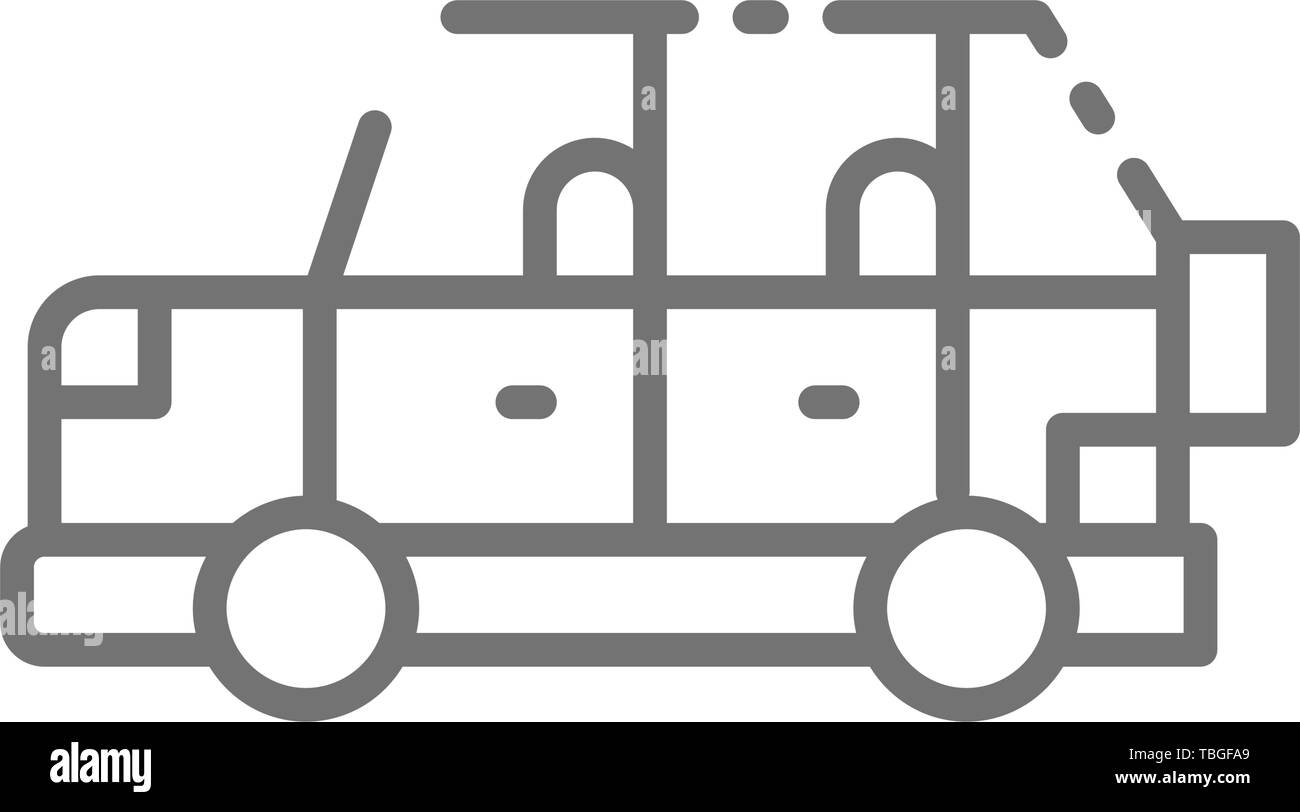 Trip safari car icon Stock Vector Images - Alamy