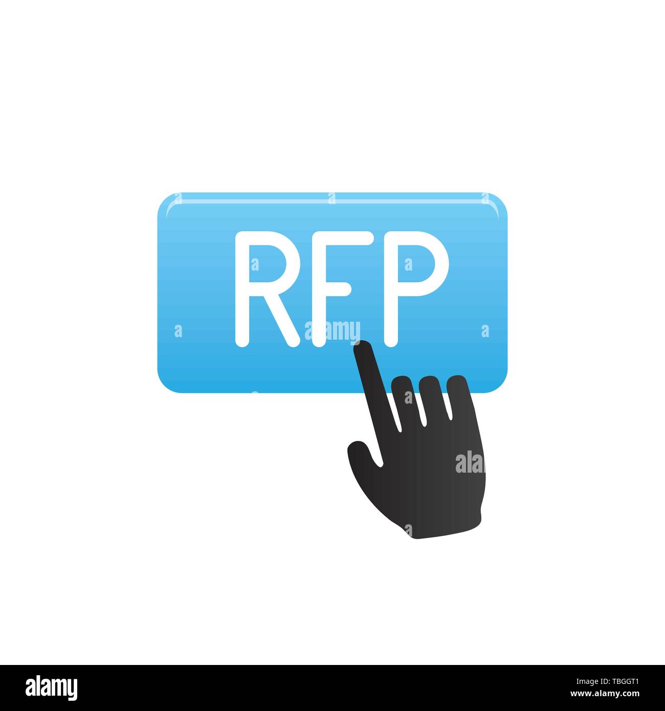 RFP Icon - request for proposal concept - idea Stock Vector Image & Art ...