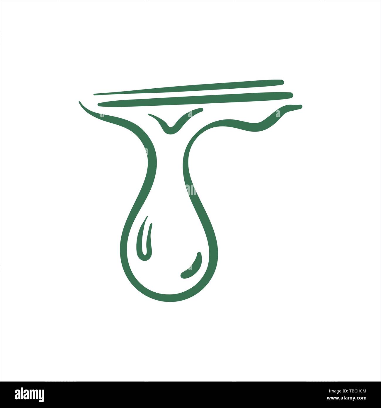 Vector hand drawn cannabis concentrate illustration on white background ...