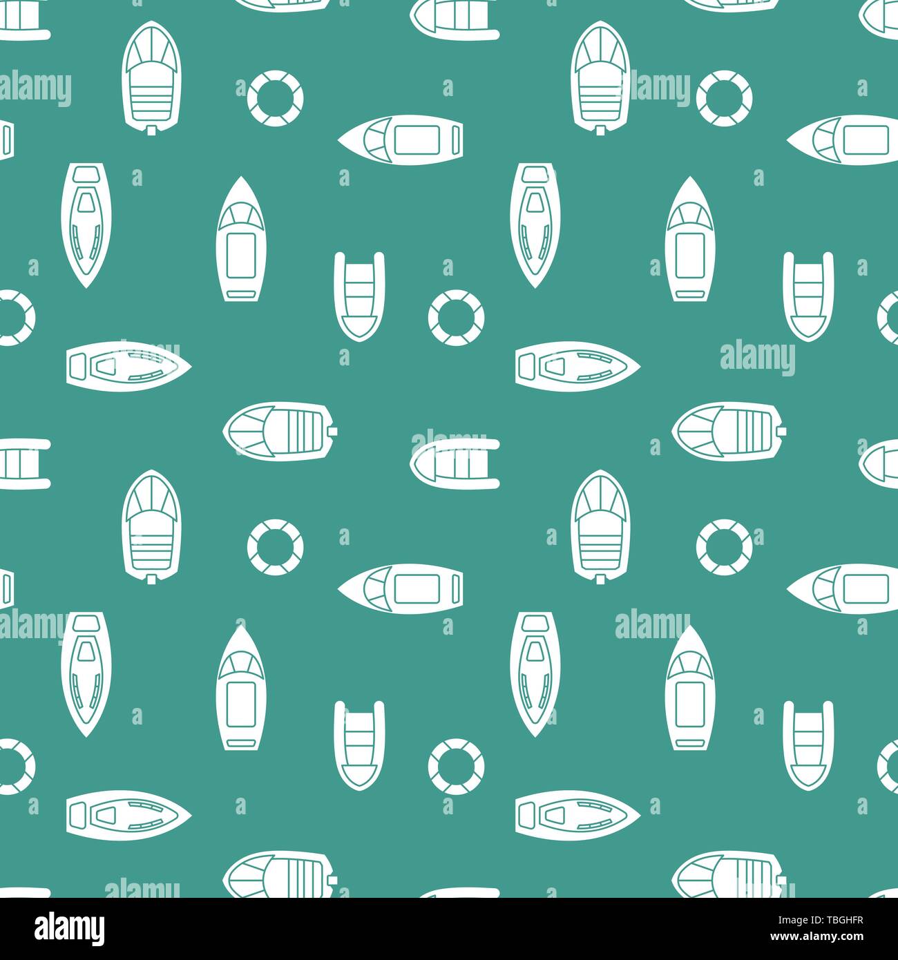 Boats silhouettes seamless pattern Stock Vector Image & Art - Alamy