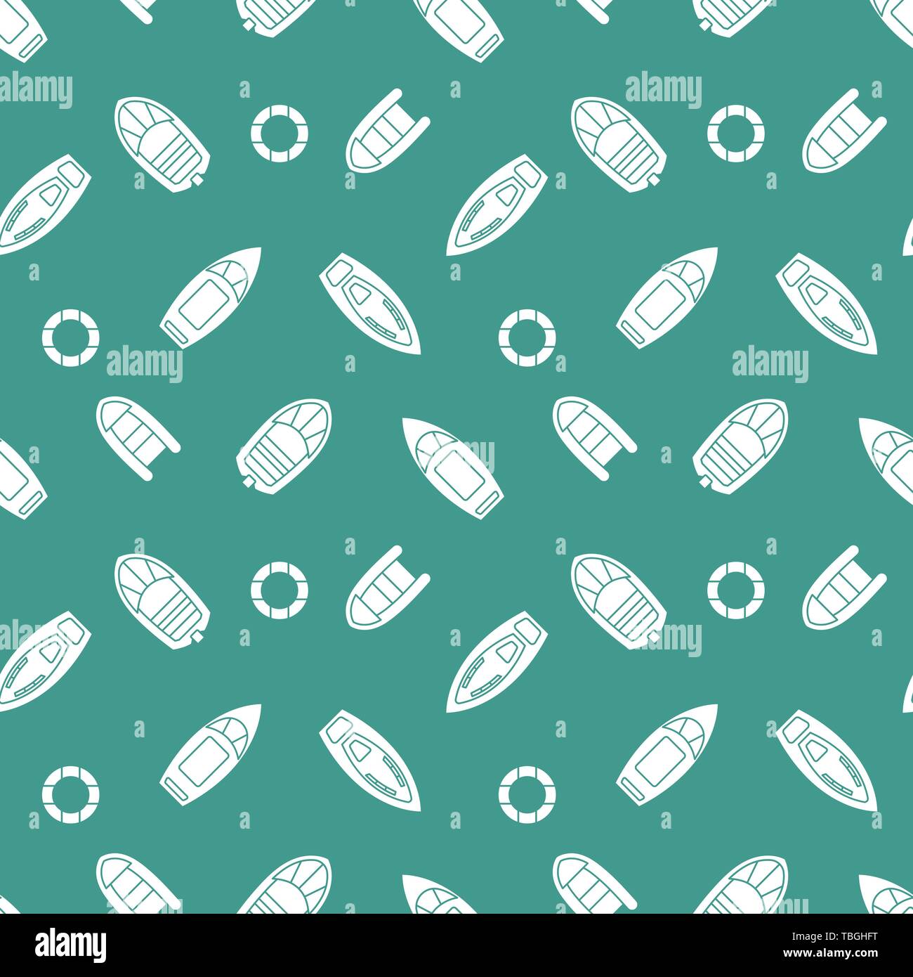 Boats silhouettes seamless pattern Stock Vector Image & Art - Alamy