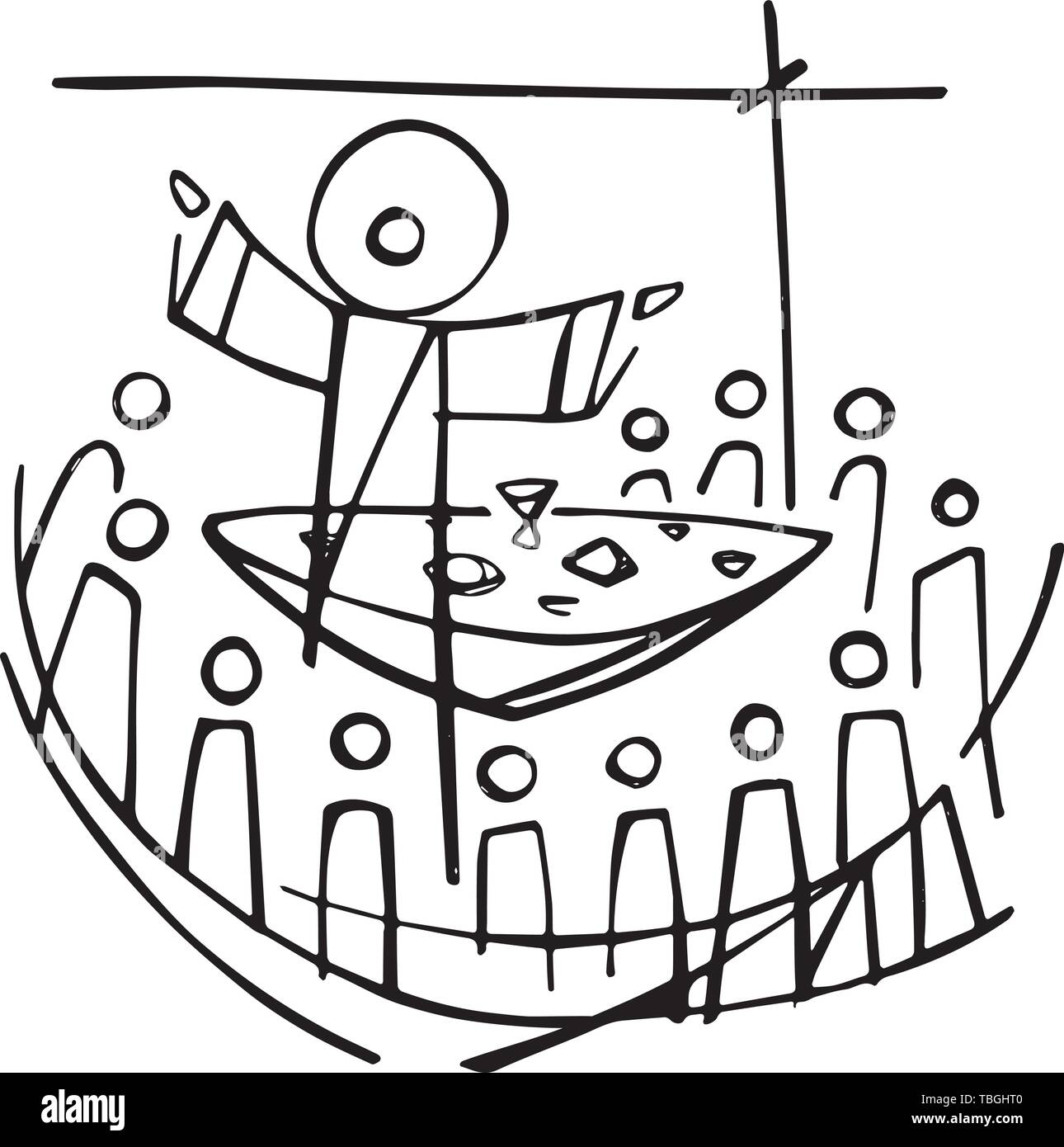 Last supper of christ Stock Vector Images - Alamy