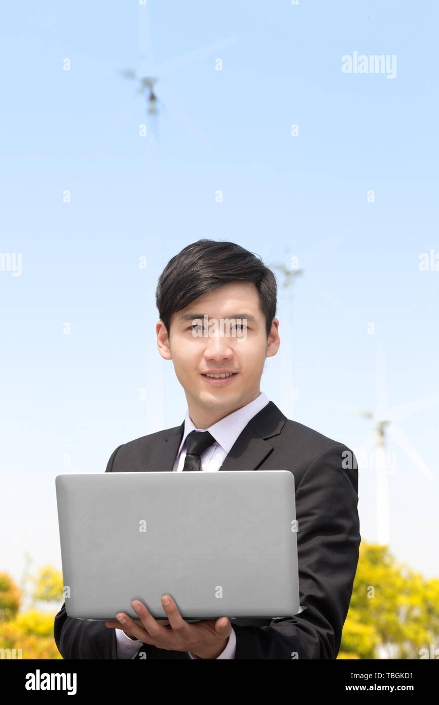 Business men dream of the future Stock Photo - Alamy