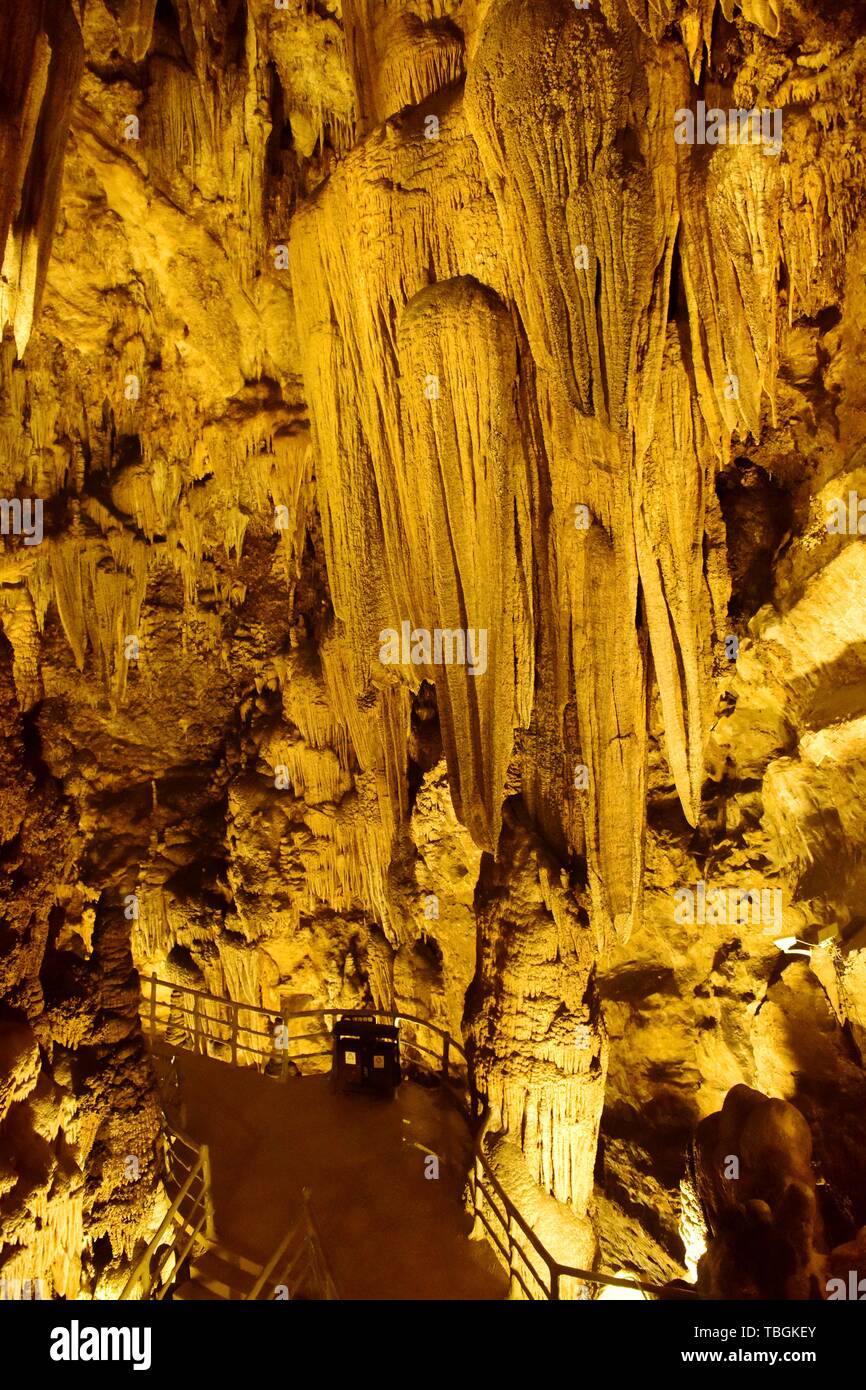 Natural karst caves Stock Photo - Alamy