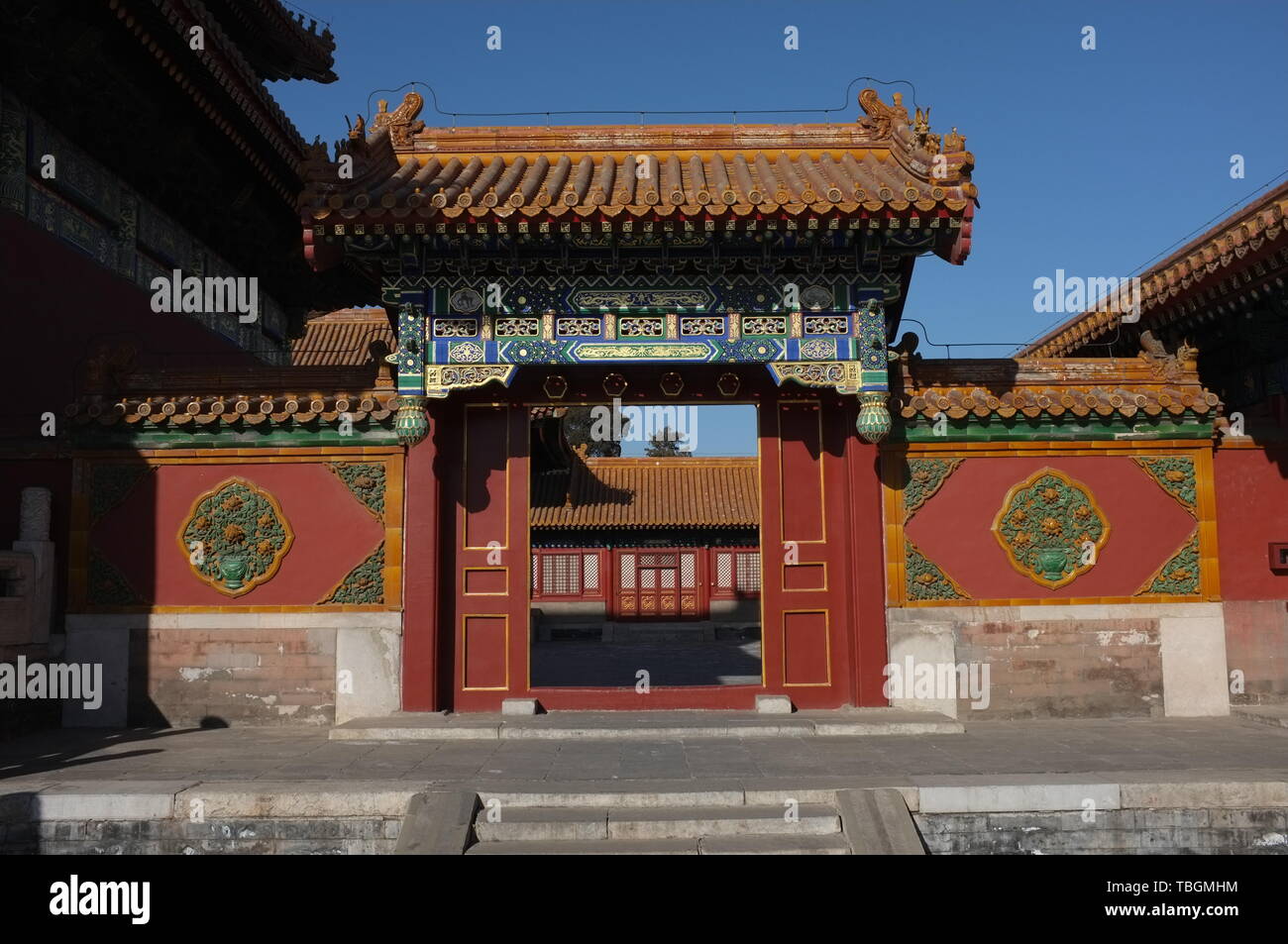 Building materials of the National Palace Museum in Beijing Stock Photo ...