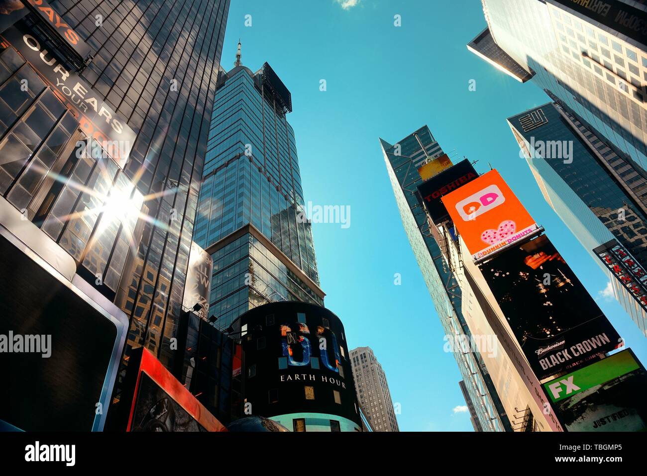 Times square 2014 view hi-res stock photography and images - Alamy