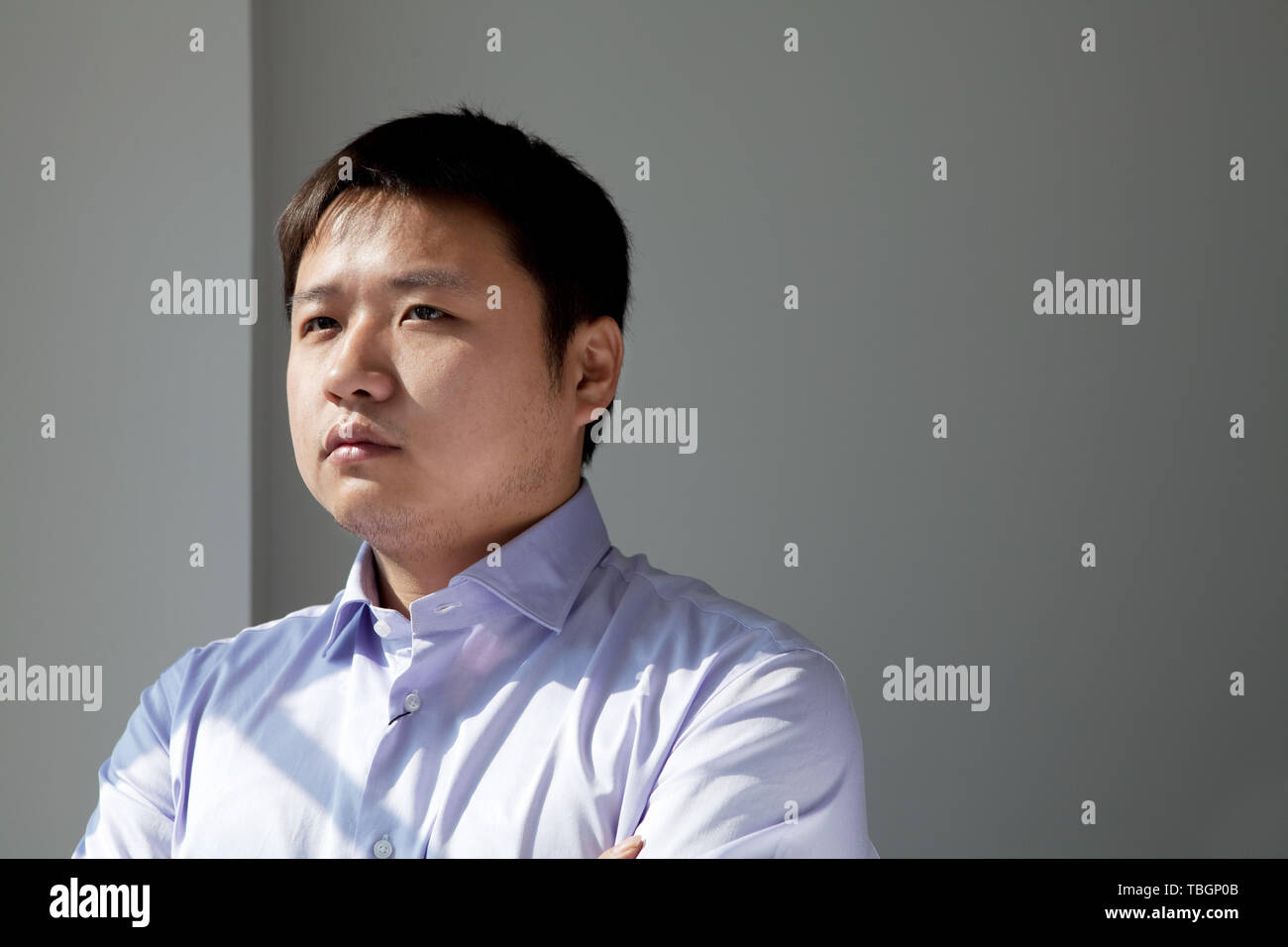 A white-collar man in the office Stock Photo - Alamy