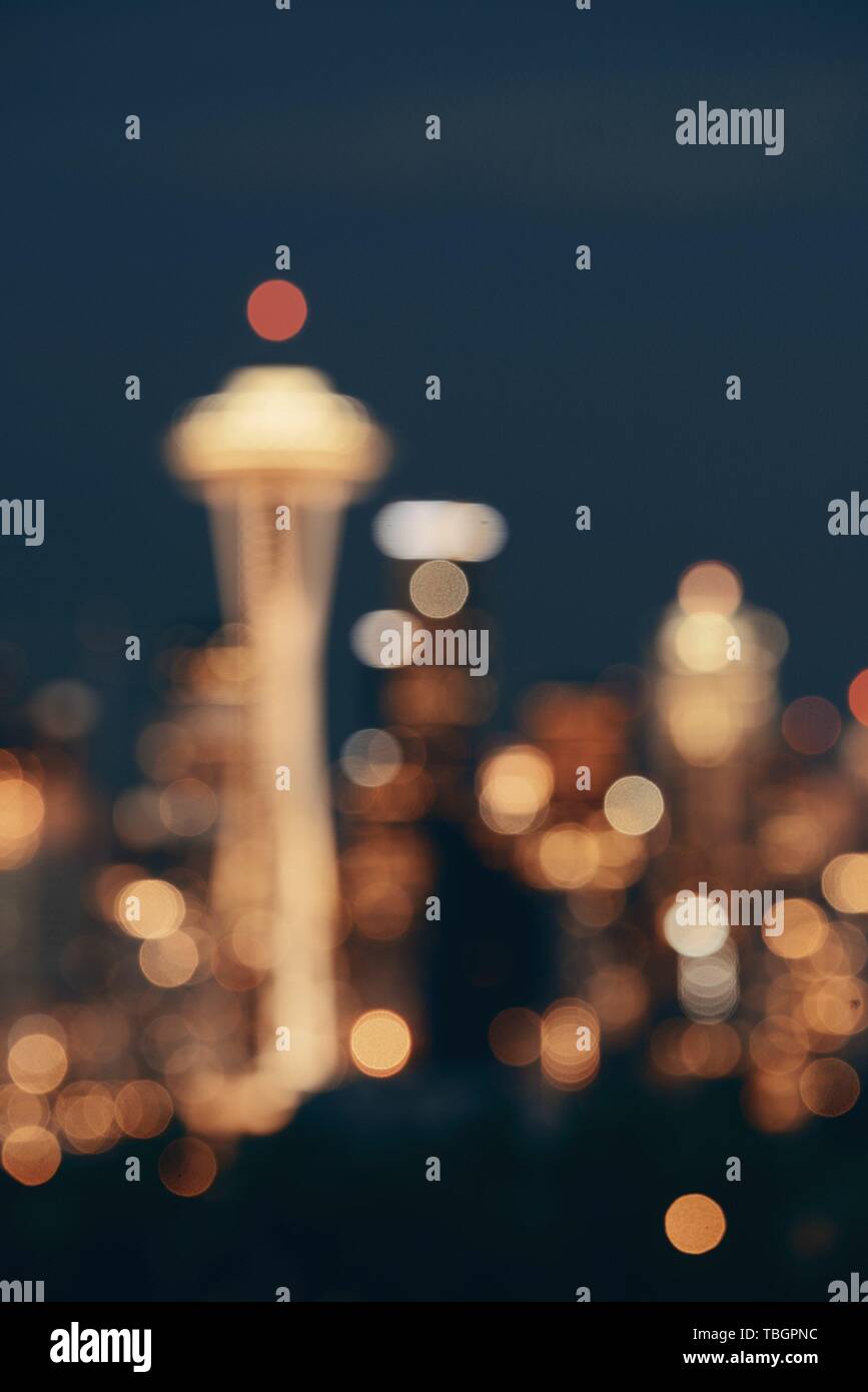 Space needle downtown office buildings hi-res stock photography and ...