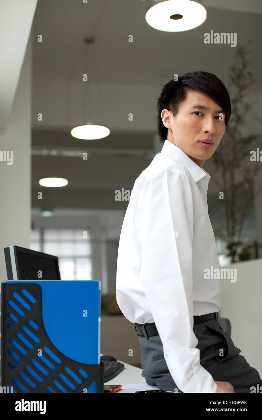 An office white-collar worker Stock Photo - Alamy