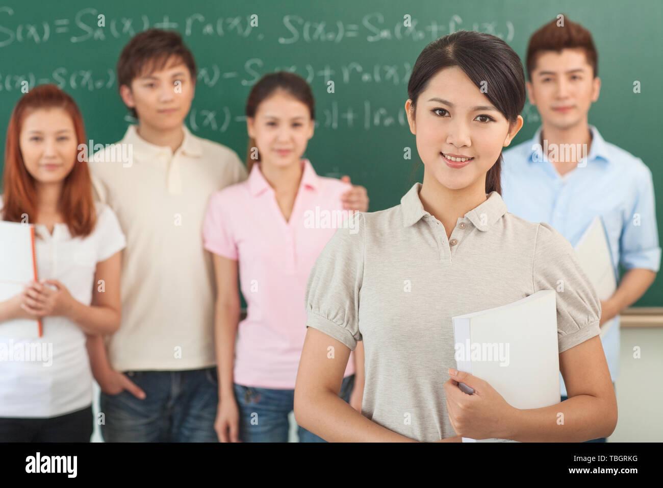 College students' study during class Stock Photo - Alamy