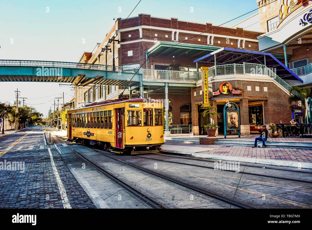 Ybor City Tampa Bay, Florida. January 19 , 2019 Centro Ybor Complex and ...