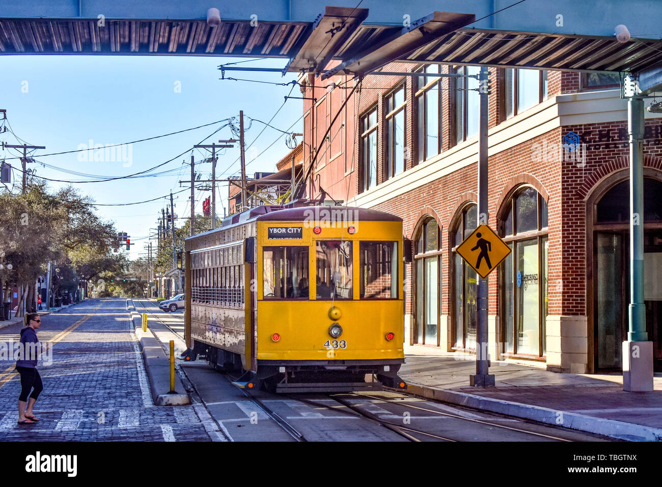Ybor City Tampa Bay, Florida. January 19 , 2019 Centro Ybor Complex and ...