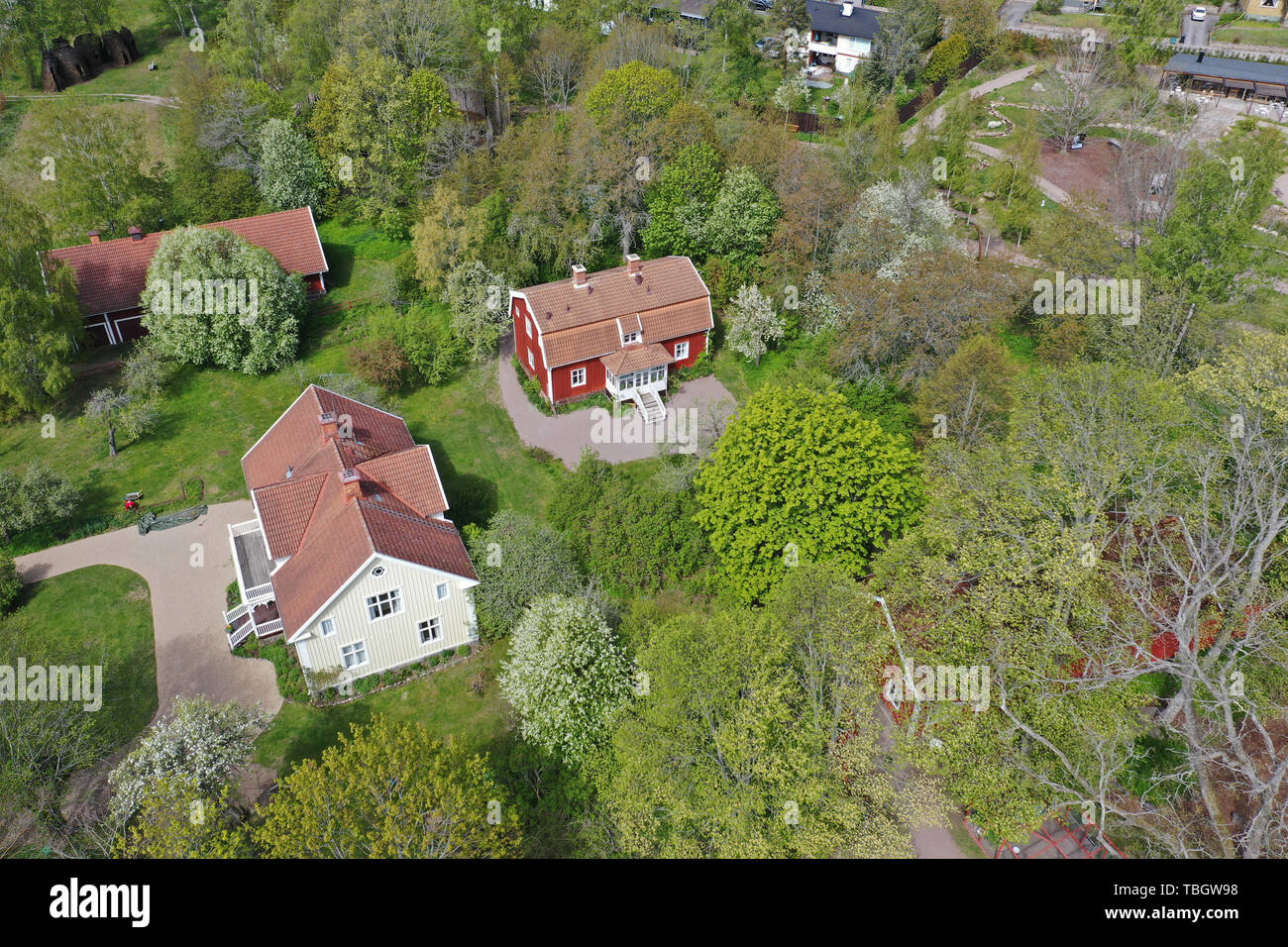 Vimmerby, Sweden 20190515 Astrid Lindgren's Näs with, among other ...