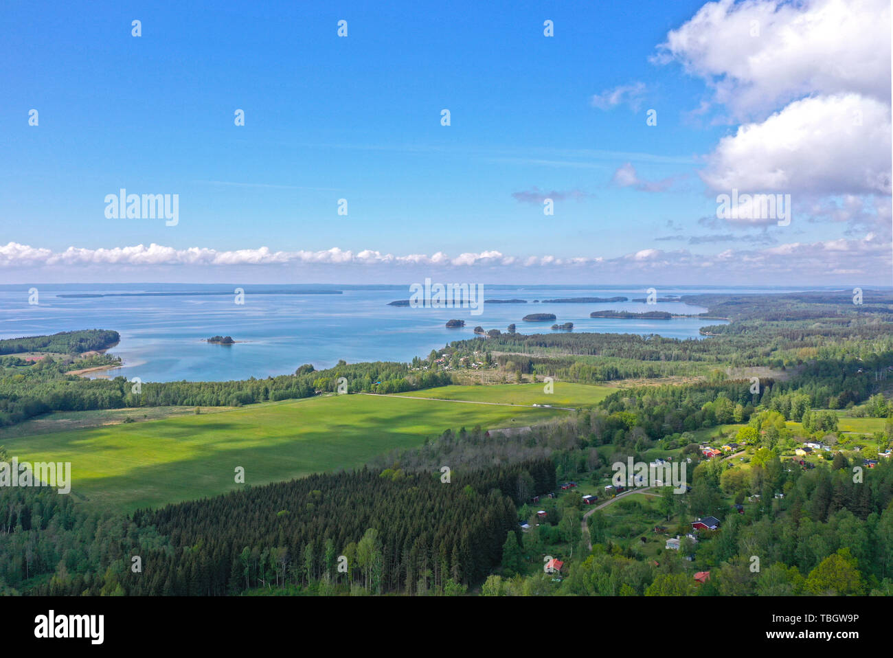 Vattern lake aerial view hi-res stock photography and images - Alamy