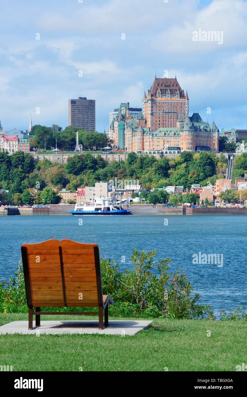 Quebec city park buildings hi-res stock photography and images - Alamy