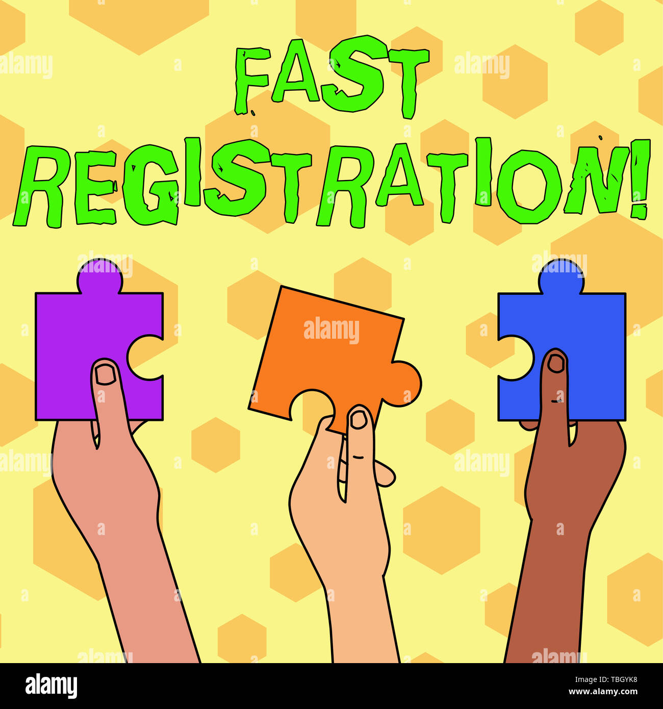 Word writing text Fast Registration. Business photo showcasing Quick ...