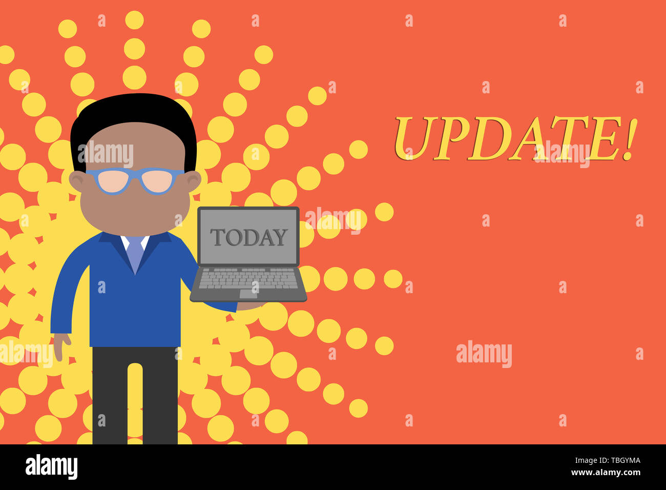 Writing note showing UPDATE. Business concept for make something more modern or up to date like ...