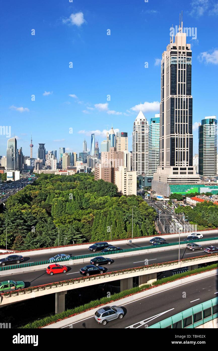 Puxi viaduct hi-res stock photography and images - Alamy