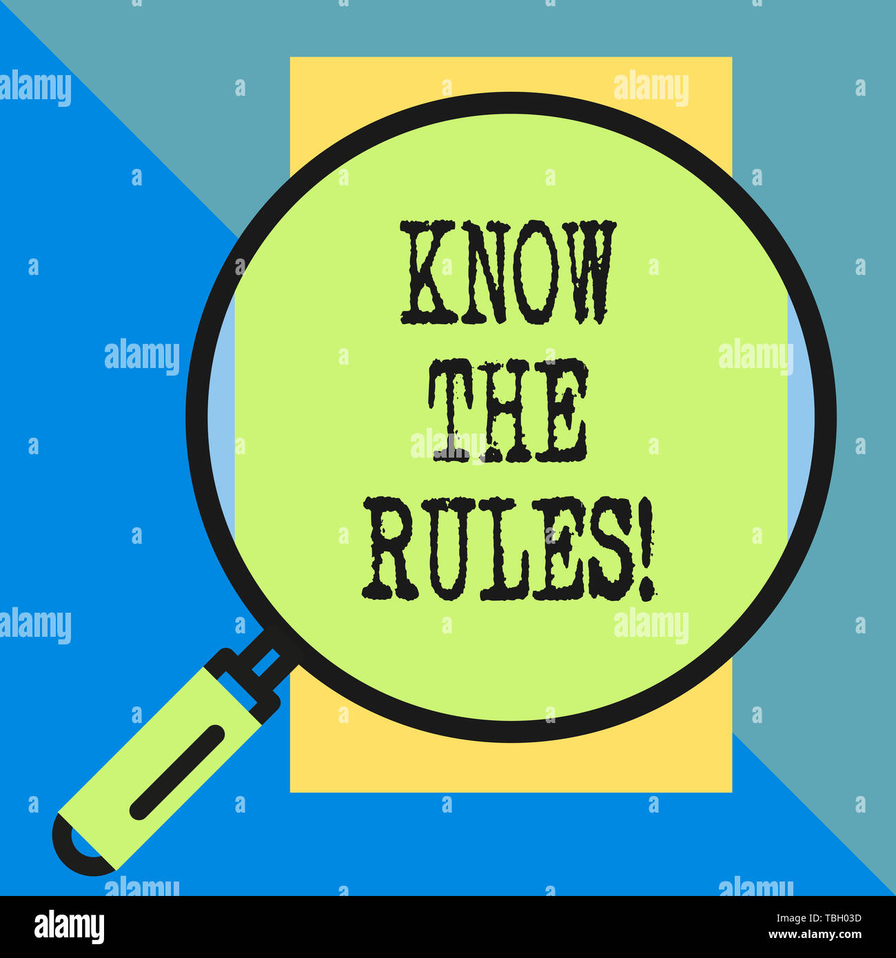 Handwriting text Know The Rules. Conceptual photo set explicit or ...