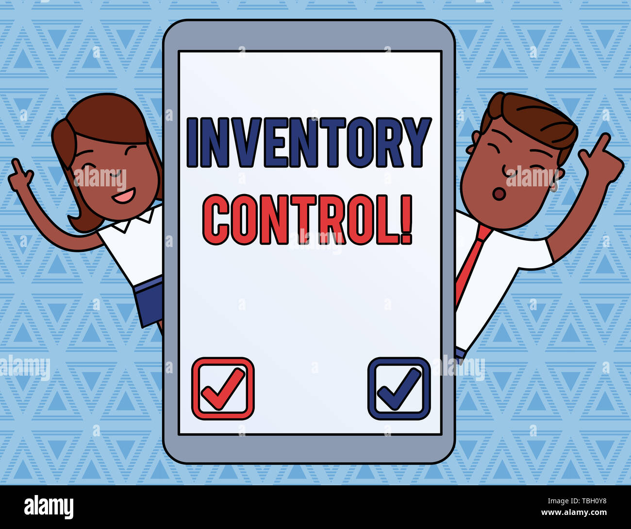 Handwriting text Inventory Control. Conceptual photo regulating and ...