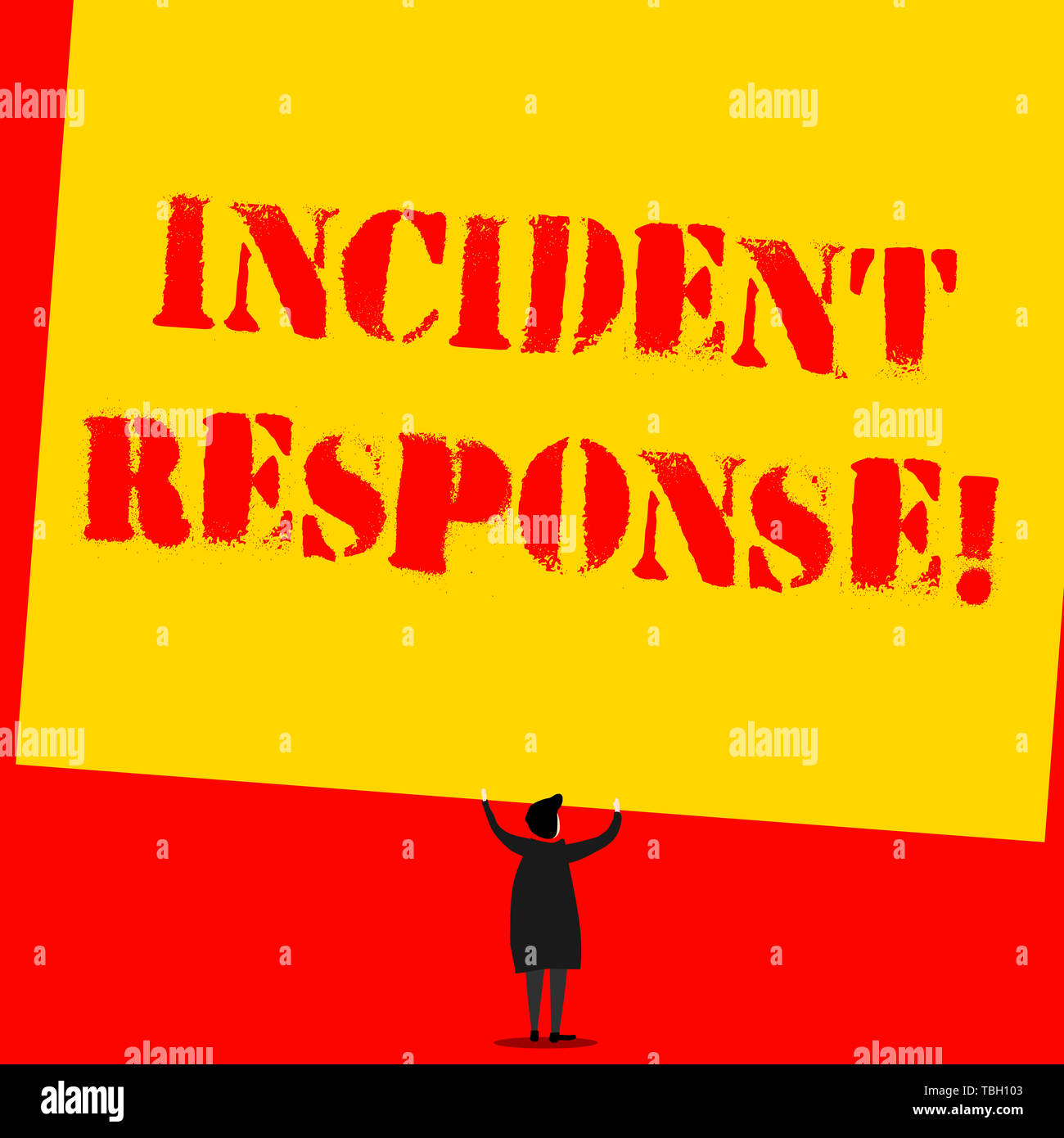 Text sign showing Incident Response. Business photo text addressing and ...