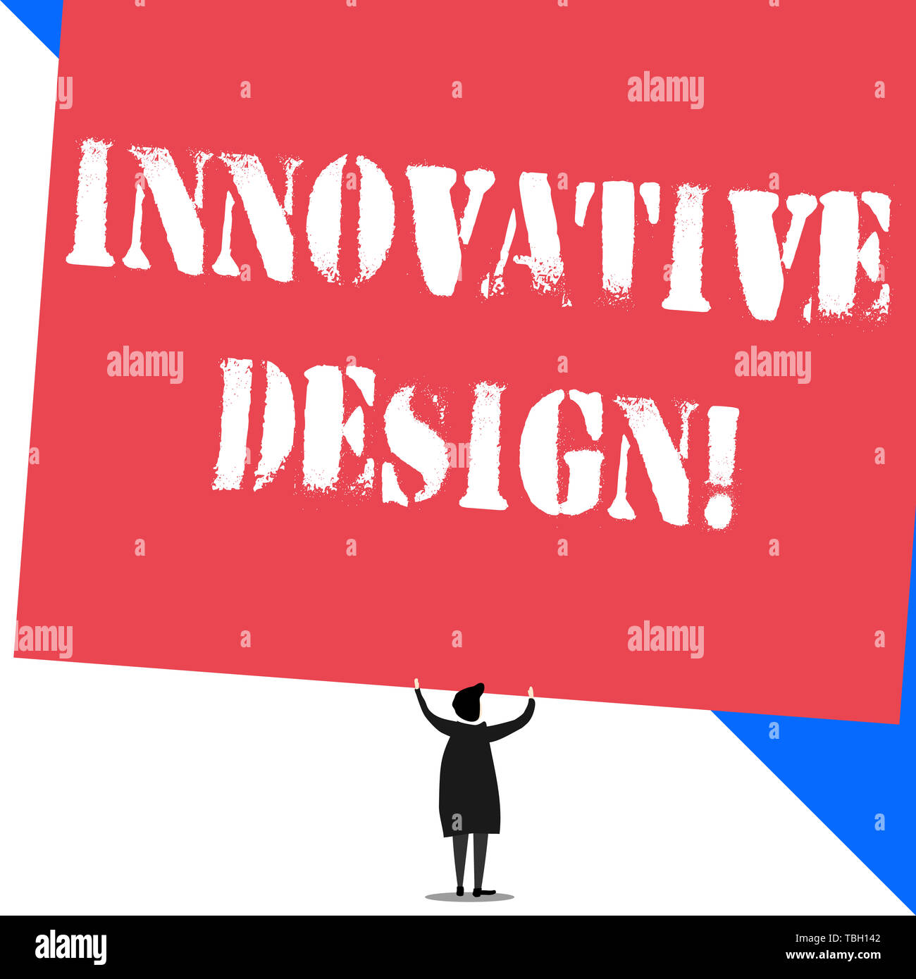 Conceptual hand writing showing Innovative Design. Concept meaning application of better ...