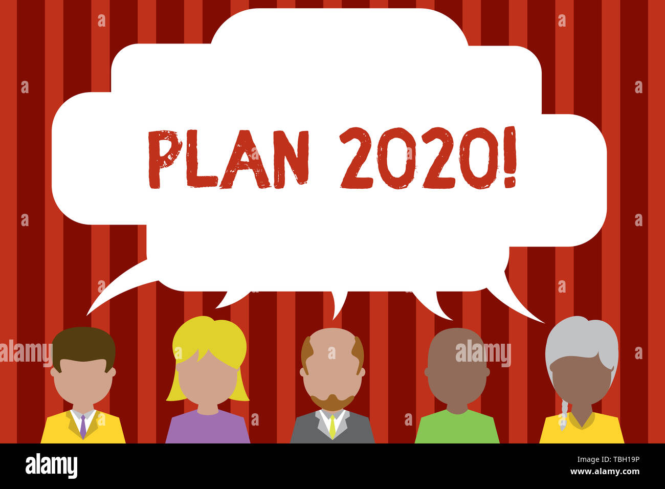 Conceptual hand writing showing Plan 2020. Concept meaning detailed ...