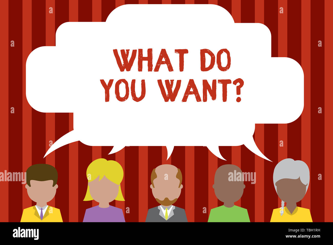 Conceptual hand writing showing What Do You Want Question. Concept ...