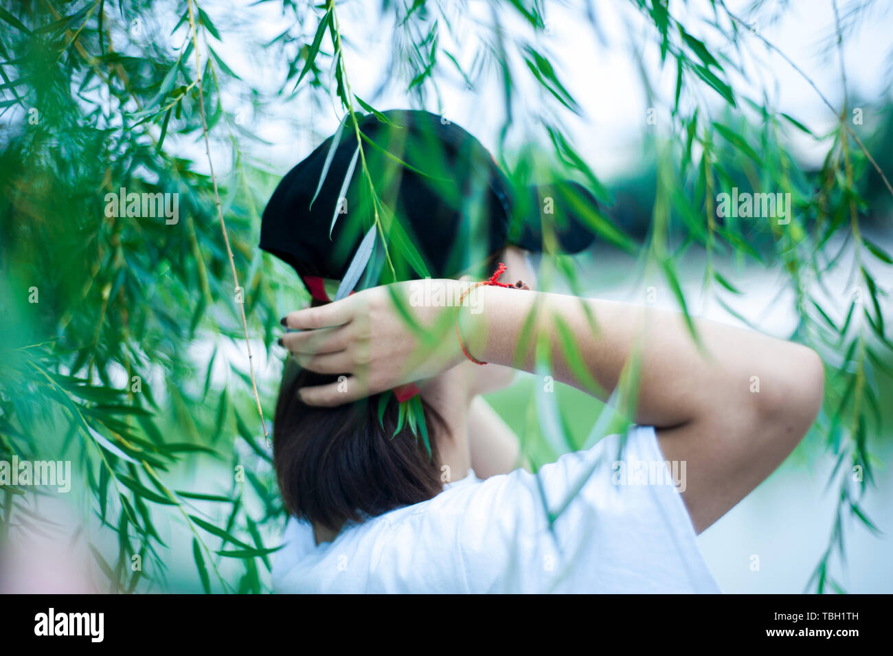 Fresh style, beauty portrait Stock Photo - Alamy