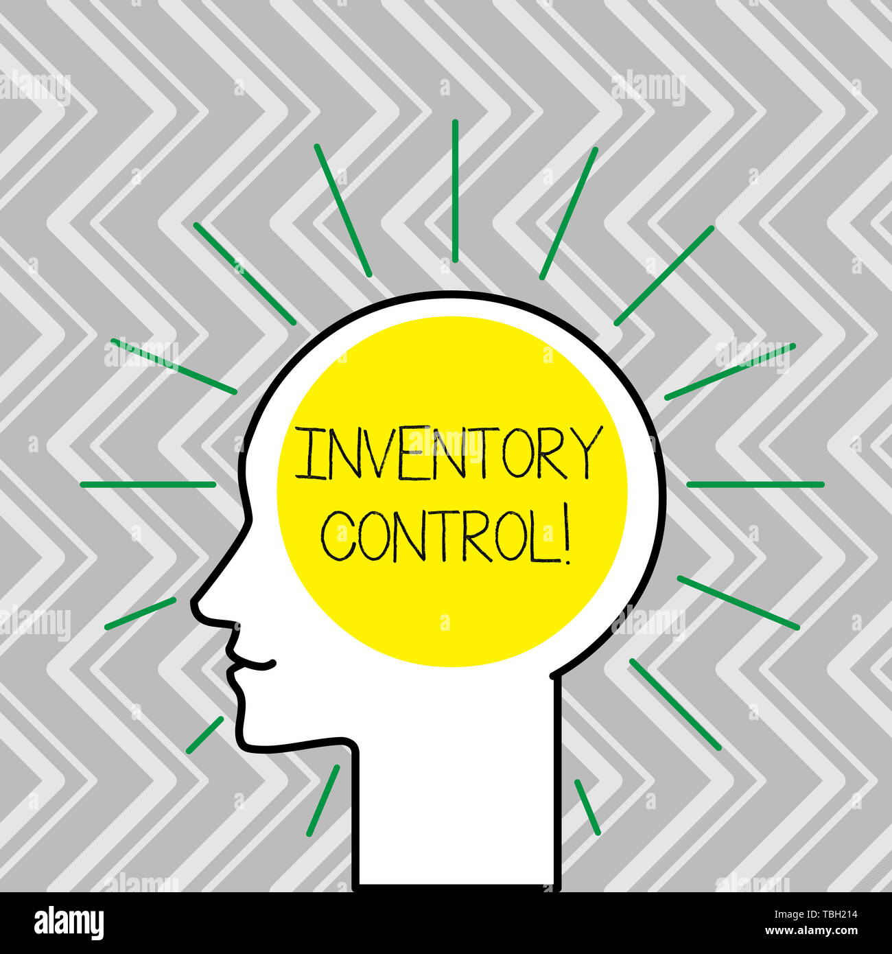 Text sign showing Inventory Control. Business photo text regulating and ...