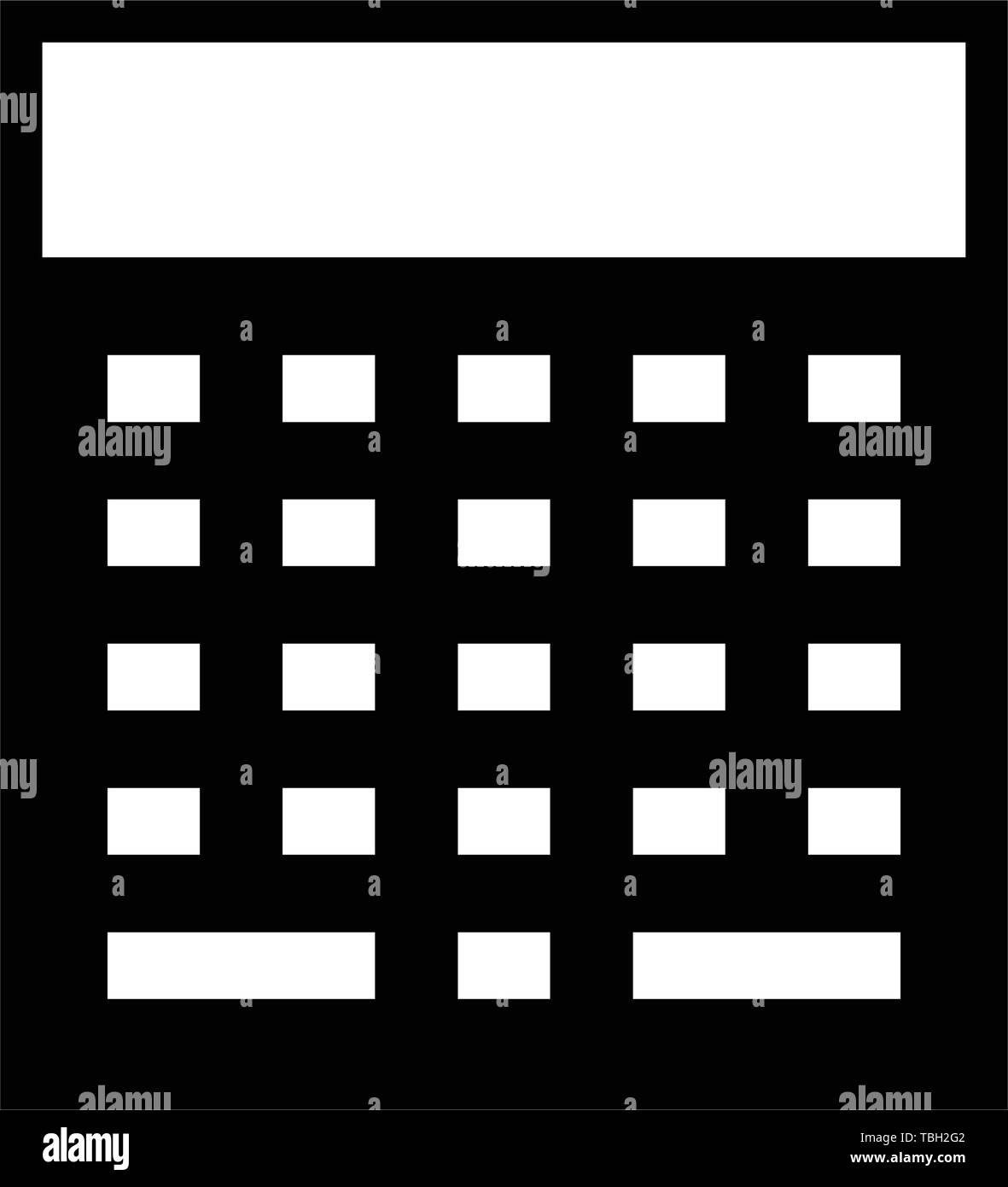 Calculator sign icon - vector Stock Vector Image & Art - Alamy