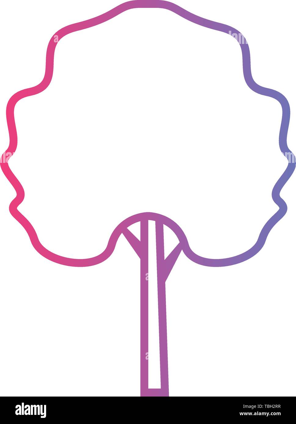 Flat tree hi-res stock photography and images - Alamy