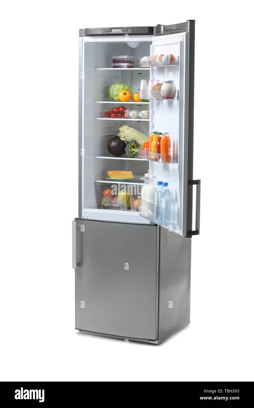 Fridge full of food Cut Out Stock Images & Pictures - Alamy