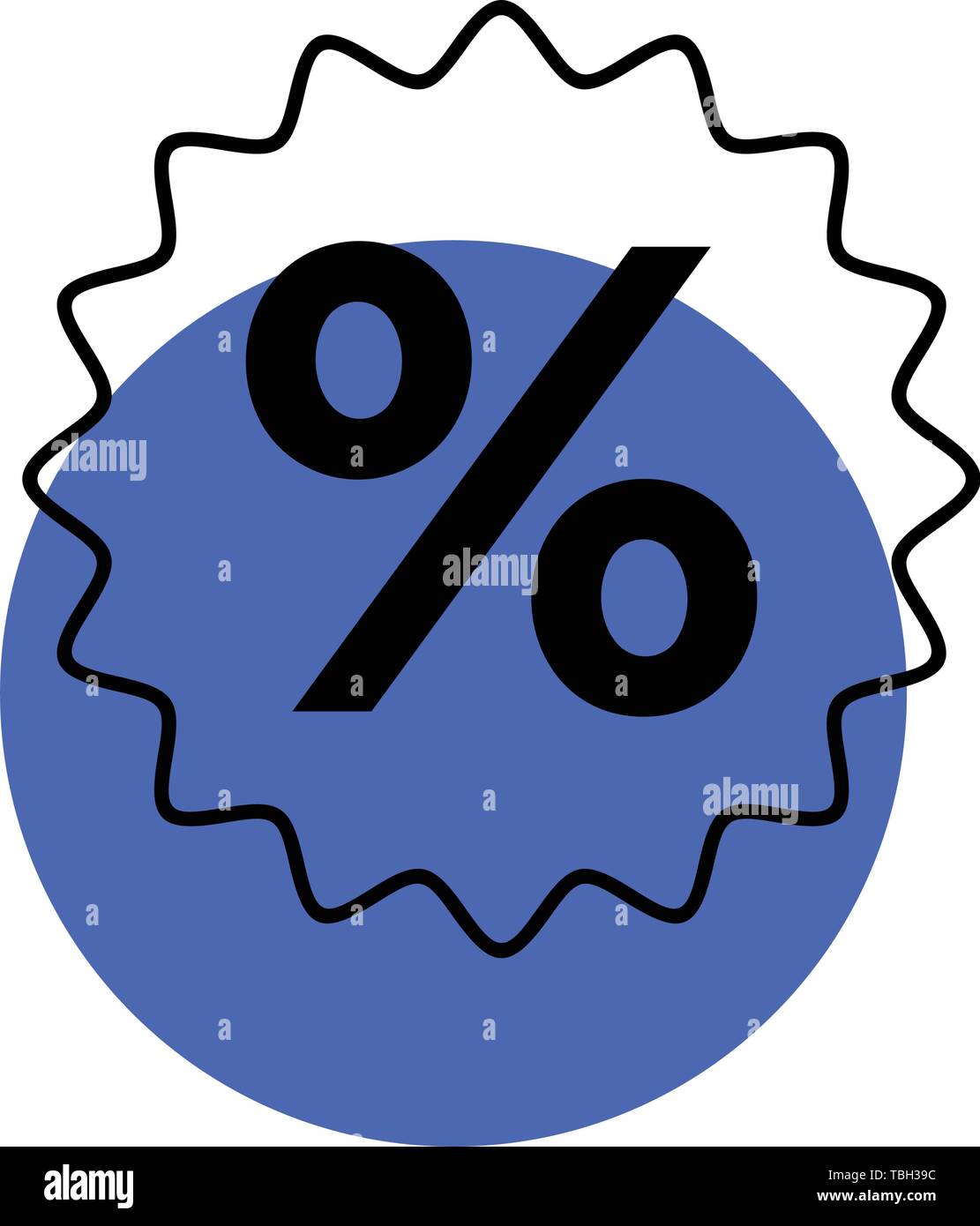 Percentage sign icon vector Stock Vector Image & Art - Alamy
