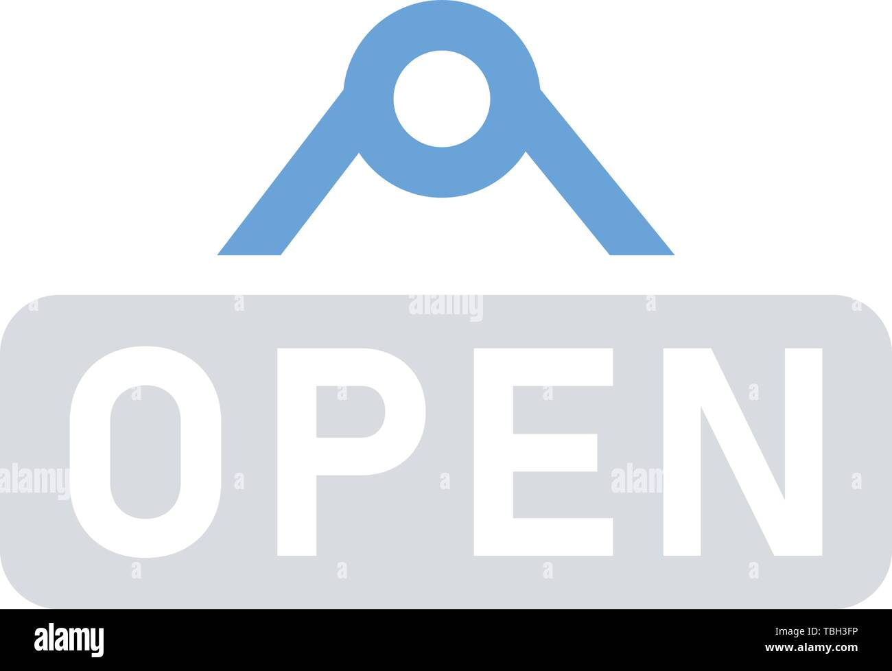 Open sign Icon Vector Stock Vector Image & Art - Alamy