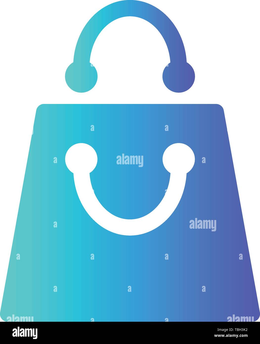 Shopping bag icon - bag sign vector Stock Vector Image & Art - Alamy