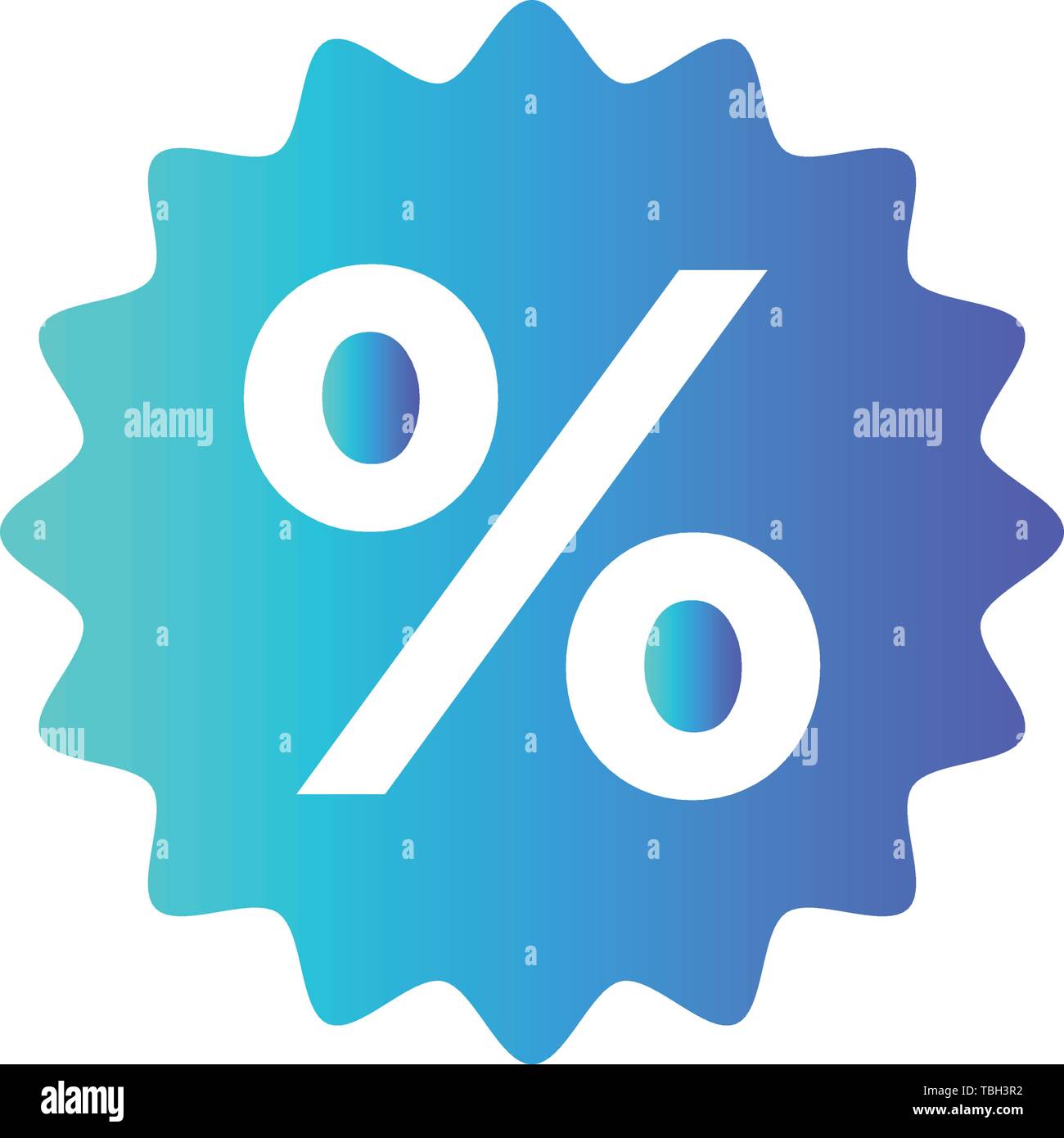 Percentage sign icon vector Stock Vector Image & Art - Alamy