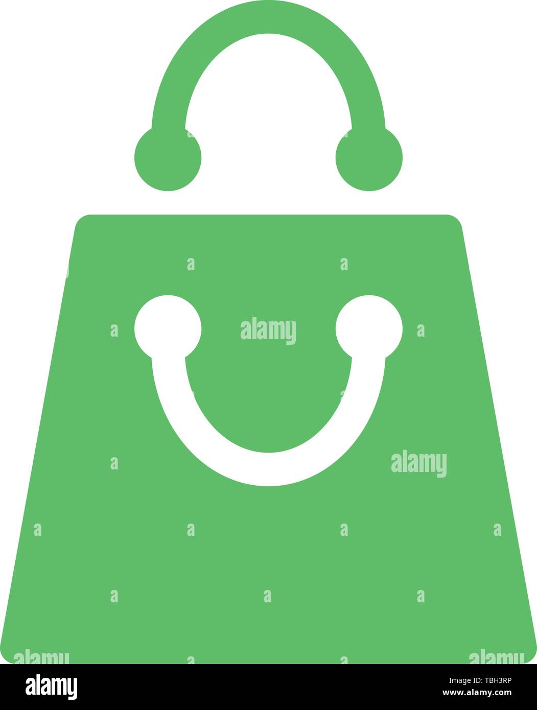 Shopping bag icon - bag sign vector Stock Vector Image & Art - Alamy